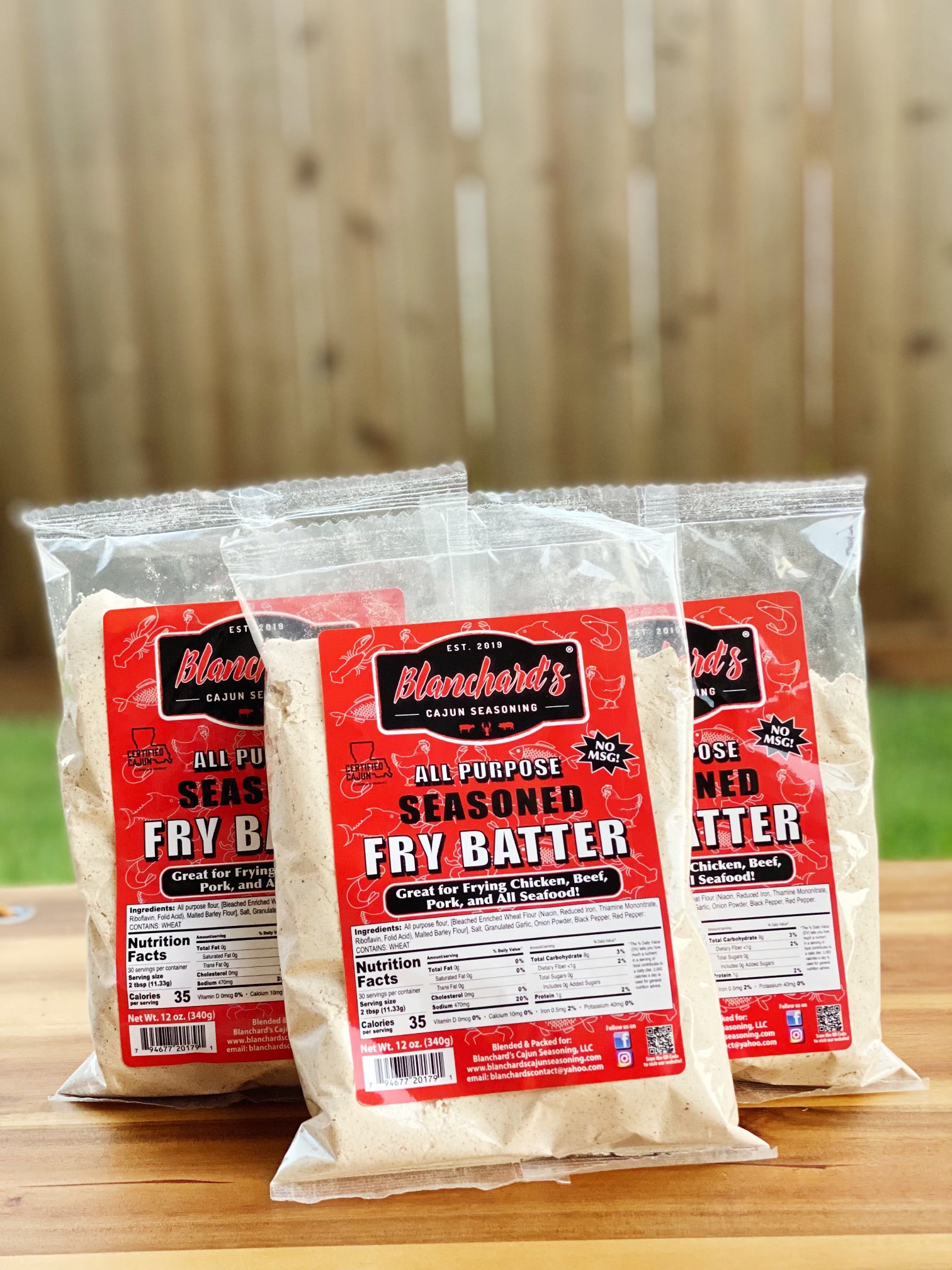 (3) 12 oz Packs of All Purpose Seasoned Fry Batter – Blanchard's Cajun ...